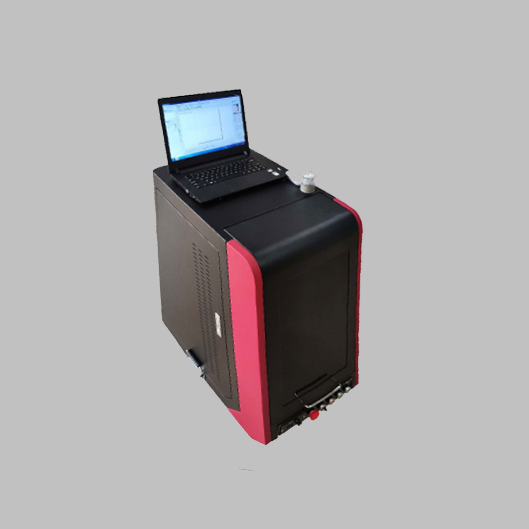 fiber laser marking machine with enclosure